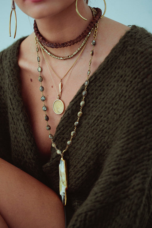 Gold Sacagawea Coin Necklace – SHALLA WISTA STUDIO